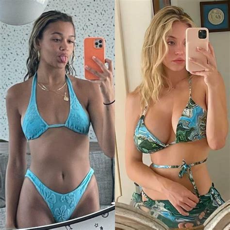 Blue Bikini Selfies Madison Bailey Or Sydney Sweeney Rpickoneceleb