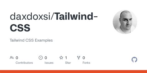 GitHub Daxdoxsi Tailwind CSS Tailwind CSS Examples