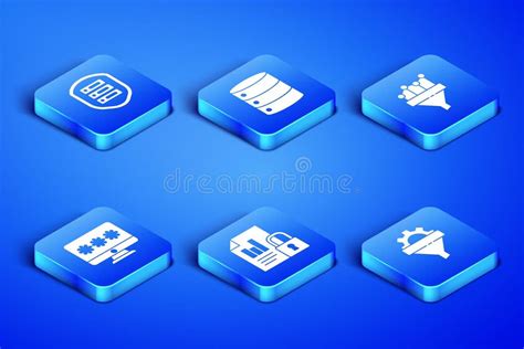 Set Sales Funnel With Gear Server Shield Document And Lock Monitor Password Server Data