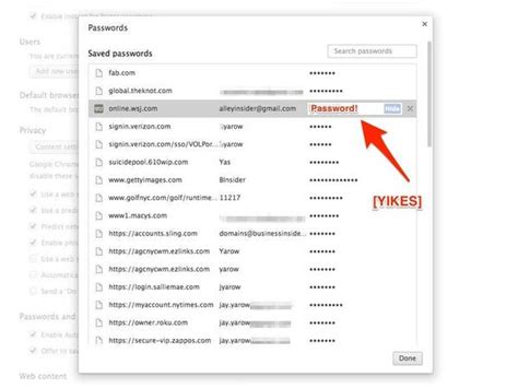 Chrome Password Security Flaw