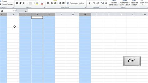 Cómo Seleccionar Dos Columnas Separadas En Excel