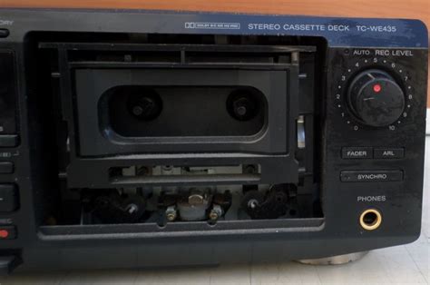 Sony Tc We 435 Stereo Cassette Deck