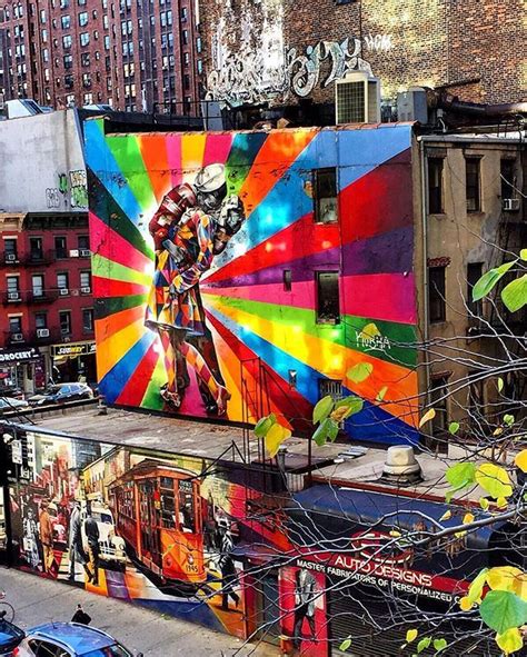 Colorful Moments On The Highline In New York City