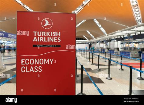 Kuala Lumpur Malaysia November 22 2023 Turkish Airlines Sign As