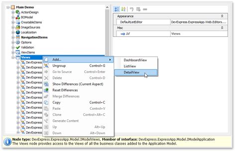 How To Show A Custom Data Bound Control In An Xaf View Aspnet Xaf Cross Platform Net App