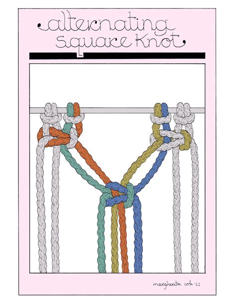 Learn How To Make 5 Essential Macramé Knots With These Illustrated