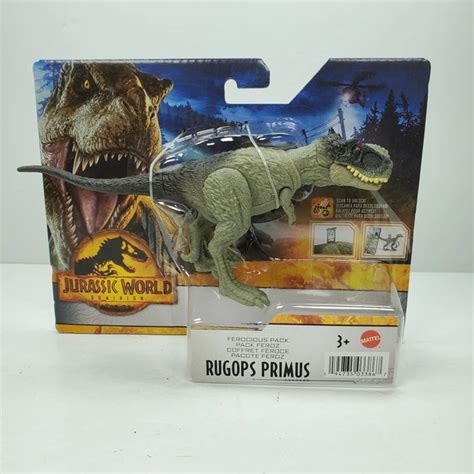 Mattel Jurassic World Dominion Ferocious Pack Rugops Primus Dinosaur