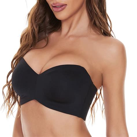 Plus Size Non Slip Convertible Bandeau Bra Uber7 Uber7