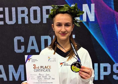 Sara Rogin Osvojila Broncu Na Kadetskom Taekwondo Ep Prigorskihr