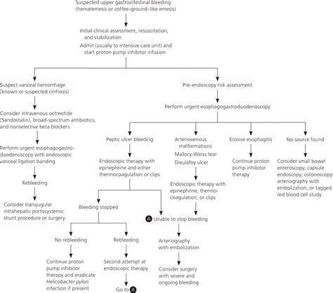 Diagnosis And Management Of Upper Gastrointestinal Bleeding Aafp
