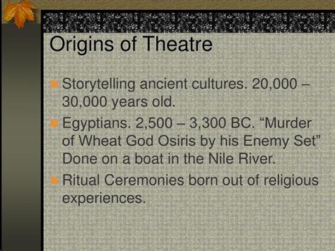 Ppt Fundamentals Of Theatre Arts Powerpoint Presentation Free
