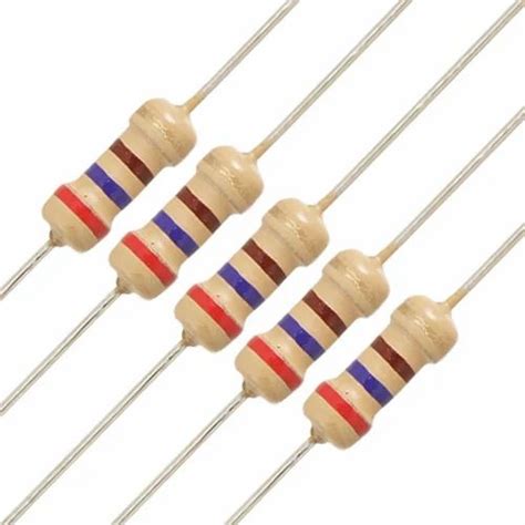 220e Ohm 1 4 Watt ±5 Tolerance Carbon Film Resistor Cfr Resistor कार्बन फिल्म रेसिस्टर The
