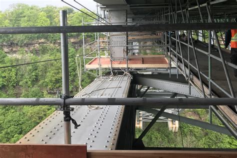 Suspended Scaffolding Below Bridge Ajw Engineering