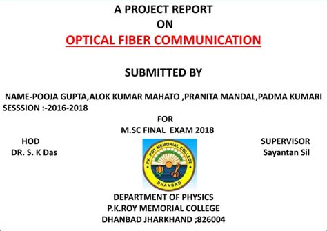 Optical Fiber Communication Pptpptx