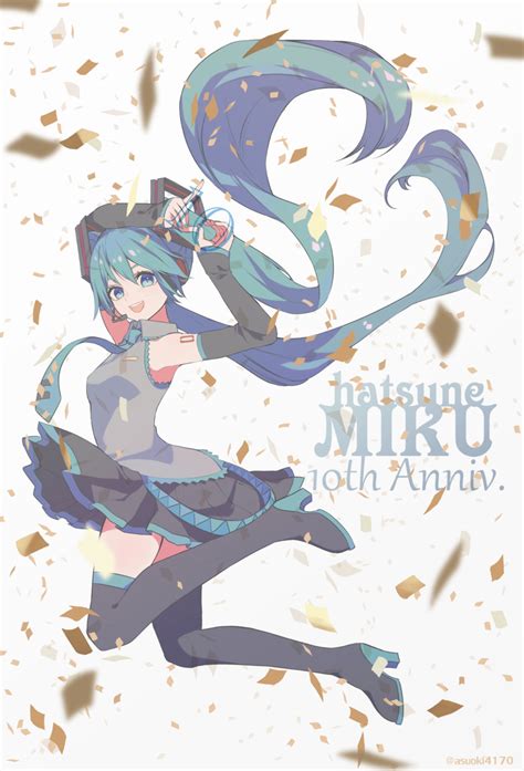 Hatsune Miku Vocaloid Drawn By Asuoki Danbooru