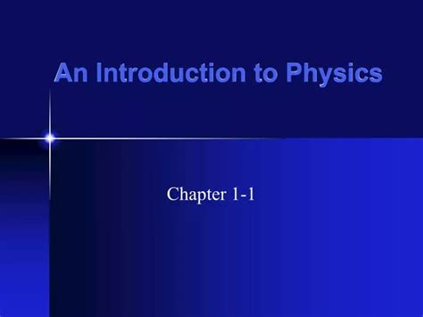 PPT An Introduction To Physics PowerPoint Presentation Free Download ID 6909841