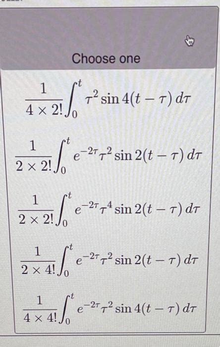 Solved Find The Inverse Laplace Transform Of The Function By