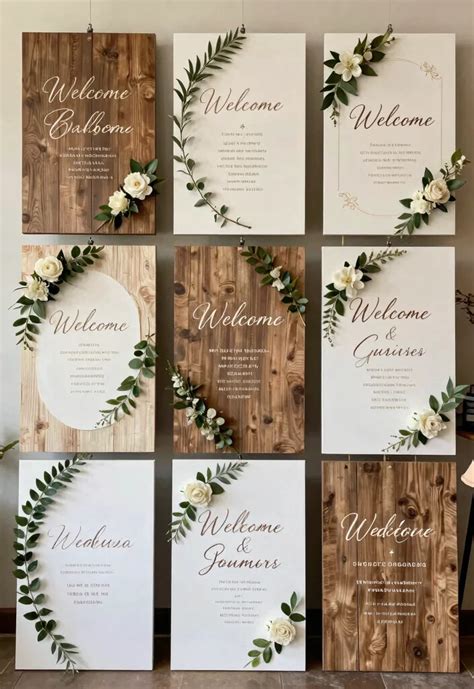 19 Wedding Welcome Board Ideas That Greet Guests Beautifully Eloralove Wedding