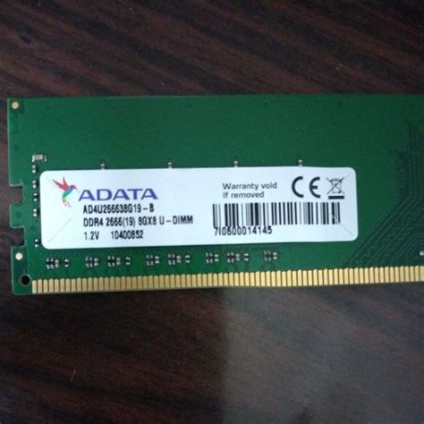 Adata 威剛 Ddr4 2666 8g 桌上型記憶體 蝦皮購物