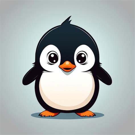 Premium Photo Cute Penguin Illustration