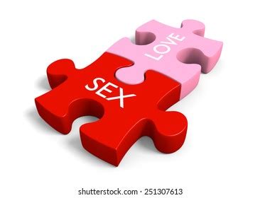 Sex Love Puzzle Pieces Sexual Education Stock Illustration 251307613