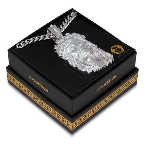 Biggie Jesus Necklace Notorious Big Jewelry King Ice