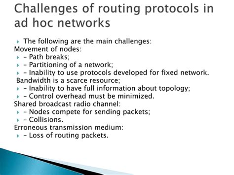 Mobile Ipdhcpadhoc Routing Protocols Ppt