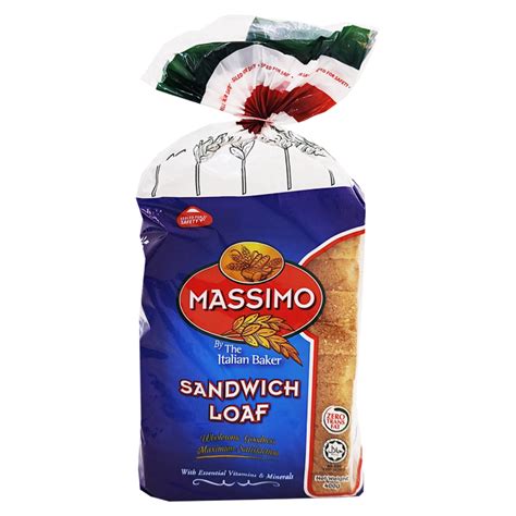Buy Massimo Sandwich Loaf Blue 400g For Only Rm3 Pasaraya Cs Brothers