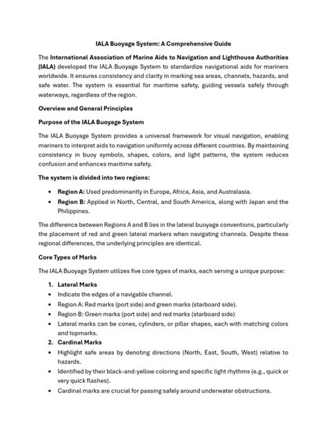 Iala Buoyage System Pdf