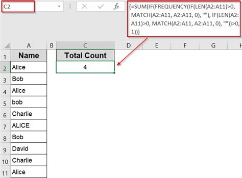 How To Count Duplicate Values Only Once In Excel 6 Methods Excel Insider