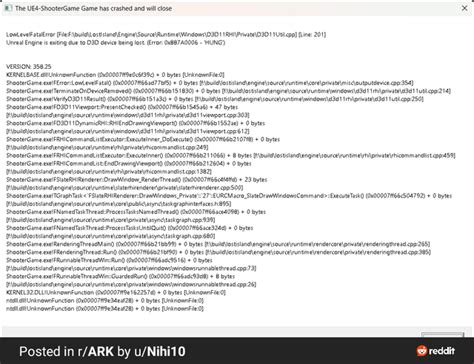 Low Level Fatal Error Rark