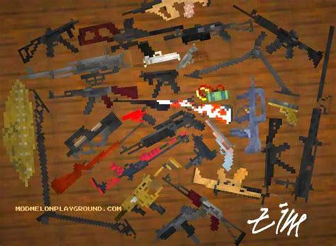 Melon Playground Mods Many Weapons