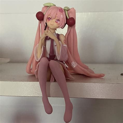 Sakura Hatsune Miku Figure Miku Sakura Amime Depop