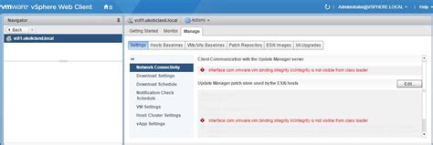 VMware Update Manager VUM Fails To Load Within VSphere Web Client Blog Ukotic Net