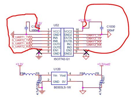 Iso7742 The Output Can Not Be Out Isolation Forum Isolation Ti E2e Support Forums