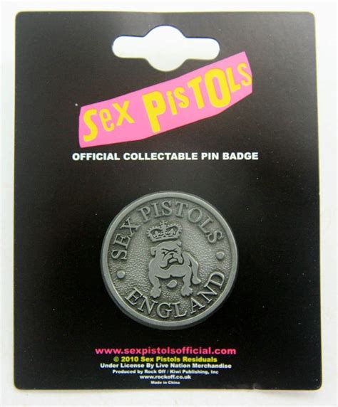 Sex Pistols England Metal Badge