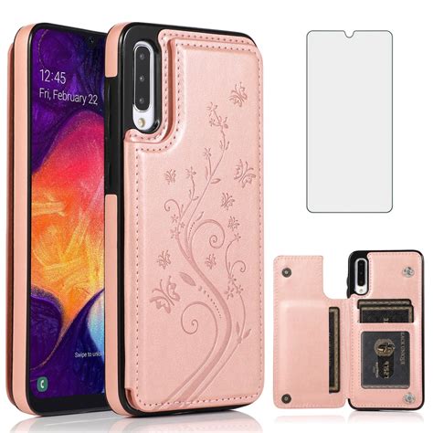 Asuwish Compatible With Samsung Galaxy A50 A50s A30s Wallet Phone Case