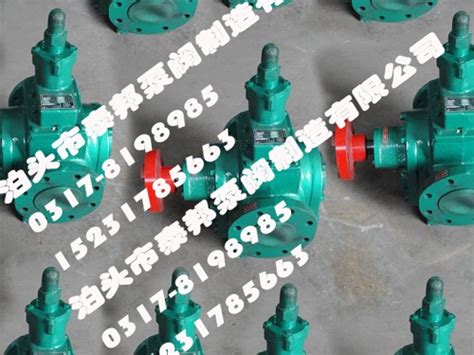 YHB齿轮泵YHB3 0 6LY 优质高效专业环保产品