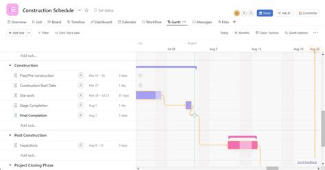 Asana Gantt Chart A How To Guide With Pros Cons And Alternatives