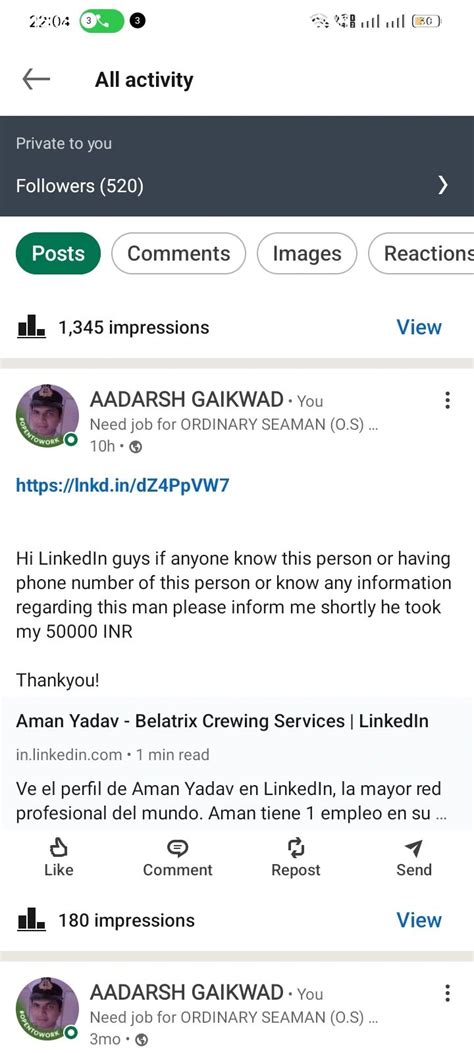 Aadarsh Gaikwad On Linkedin Before Also I Posted On This News But That Girl Said Karthik