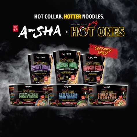 A Sha X Hot Ones A Sha Foods Usa