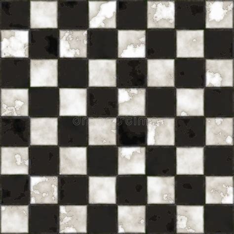 Seamless Black And White Checkered Texture Royalty Free Stock Images
