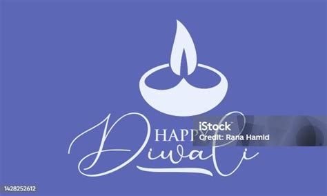 해피 디왈리 디파발리의 문화 서예 디자인 컨셉과 램프 축제 디자인 벡터 일러스트레이션 0명에 대한 스톡 벡터 아트 및 기타