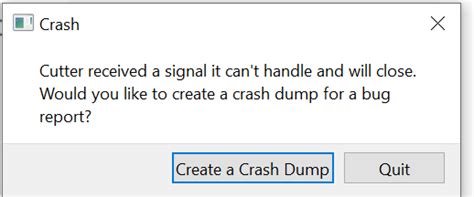 Cutter Crash When Attach To Debug Process Issue Rizinorg Cutter GitHub