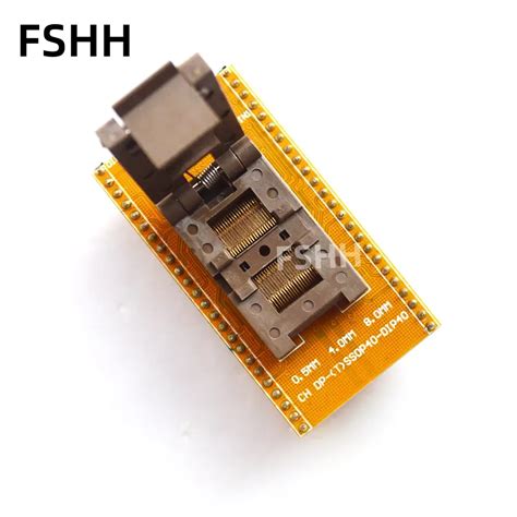 CH DP T SSOP DIP Adapter TSSOP To DIP Test Socket Pitch Mm Width Mm Mm FSHH Store
