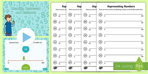 Year Representing Numbers On A Number Line Lesson Pack