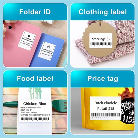 P50 Bluetooth Label Printer Name Sticker Maker Inkless Mesin Stiker