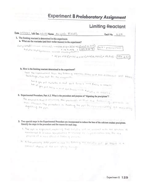 Experiment Prelaboratory Assignment BIO L Studocu