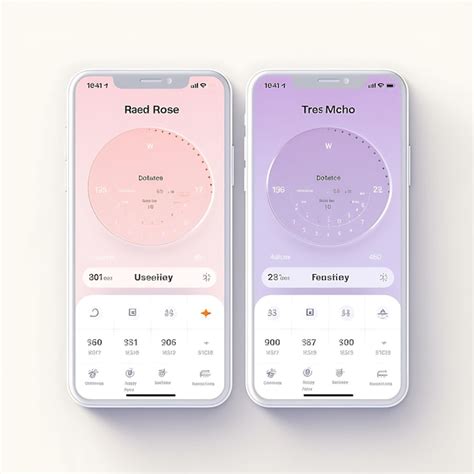 Premium Ai Image Mobile App Layout Design Of Menstrual Cycle Tracker Intuitive And Insightful
