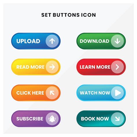 Premium Vector A Screen With A Set Buttons Icon And A List Of Apps